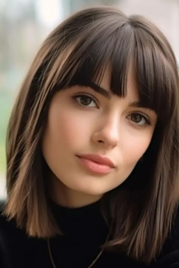 Blunt Bangs: 10 Stunning Styles & Looks to Try - Hairminimal