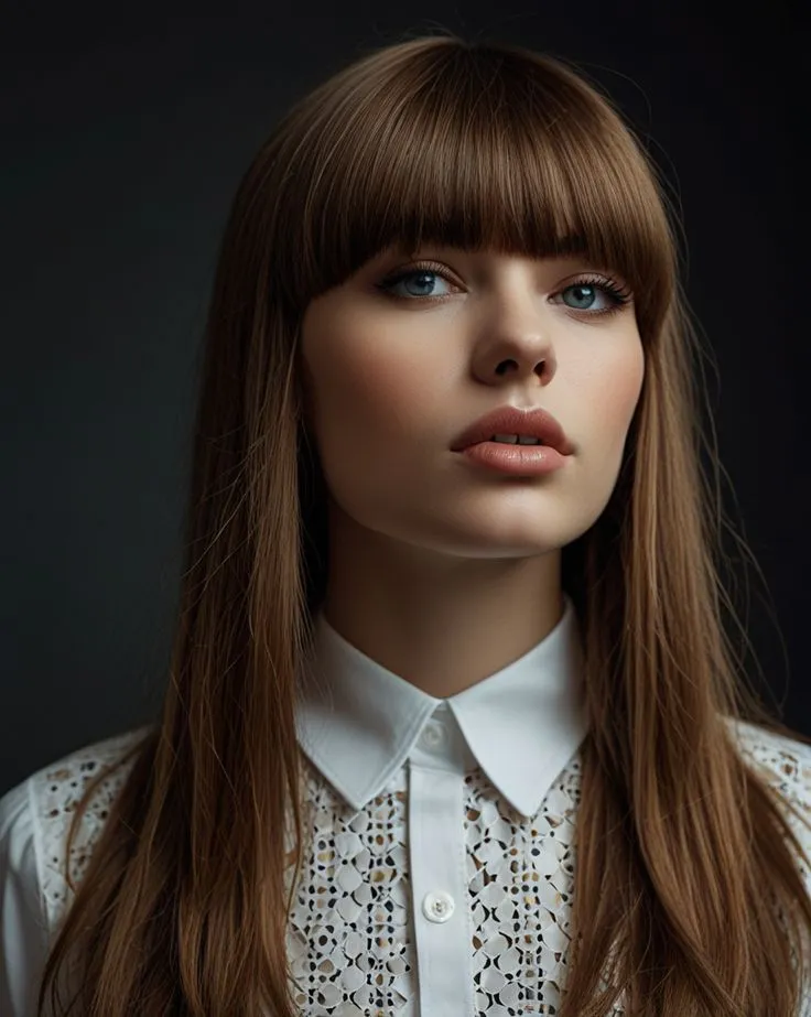 Blunt Bangs: 10 Stunning Styles & Looks to Try - Hairminimal