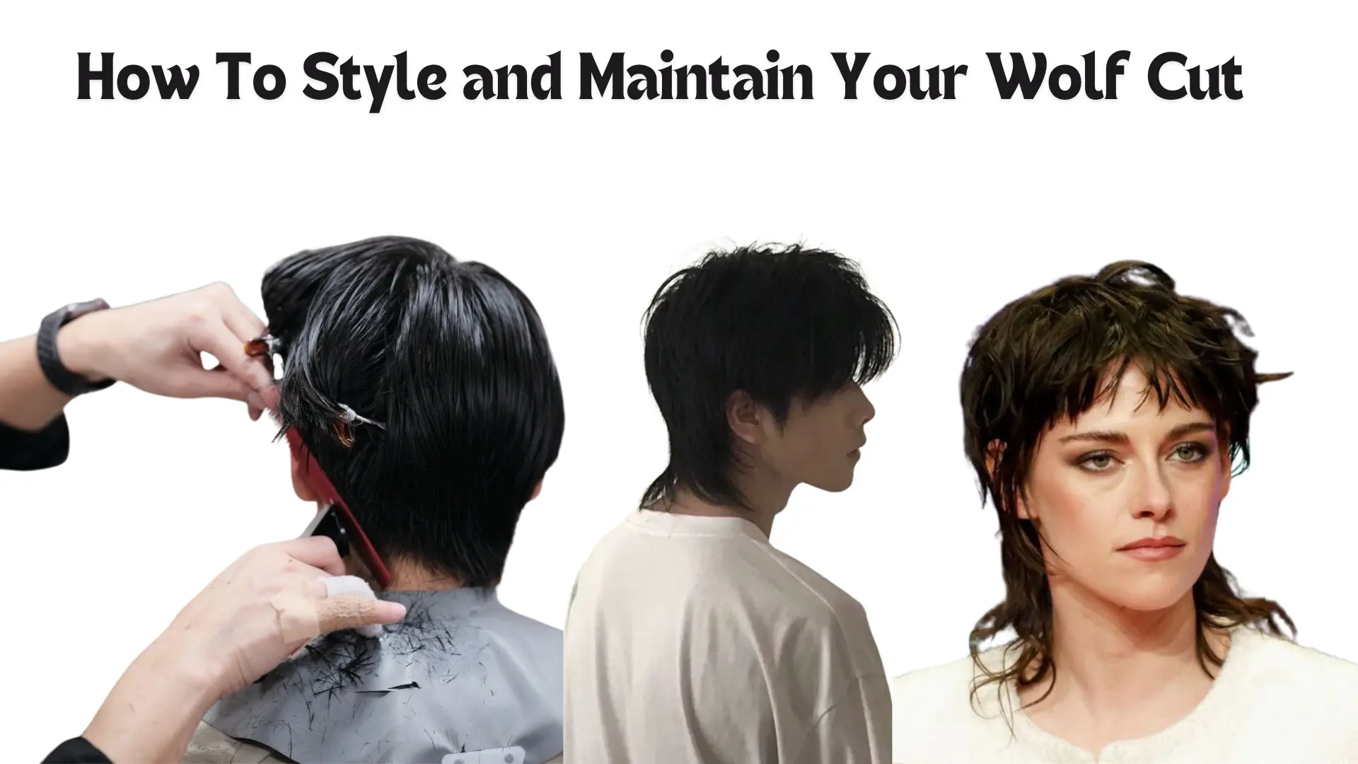 How To Style and Maintain Your Wolf Cut?